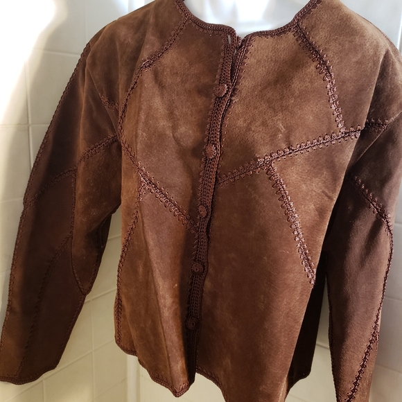 Jackets & Coats | Smh Brown Leather Jacket | Poshmark